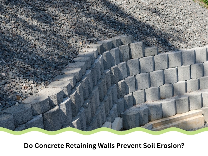 Concrete Retaining Walls for Soil Erosion Control